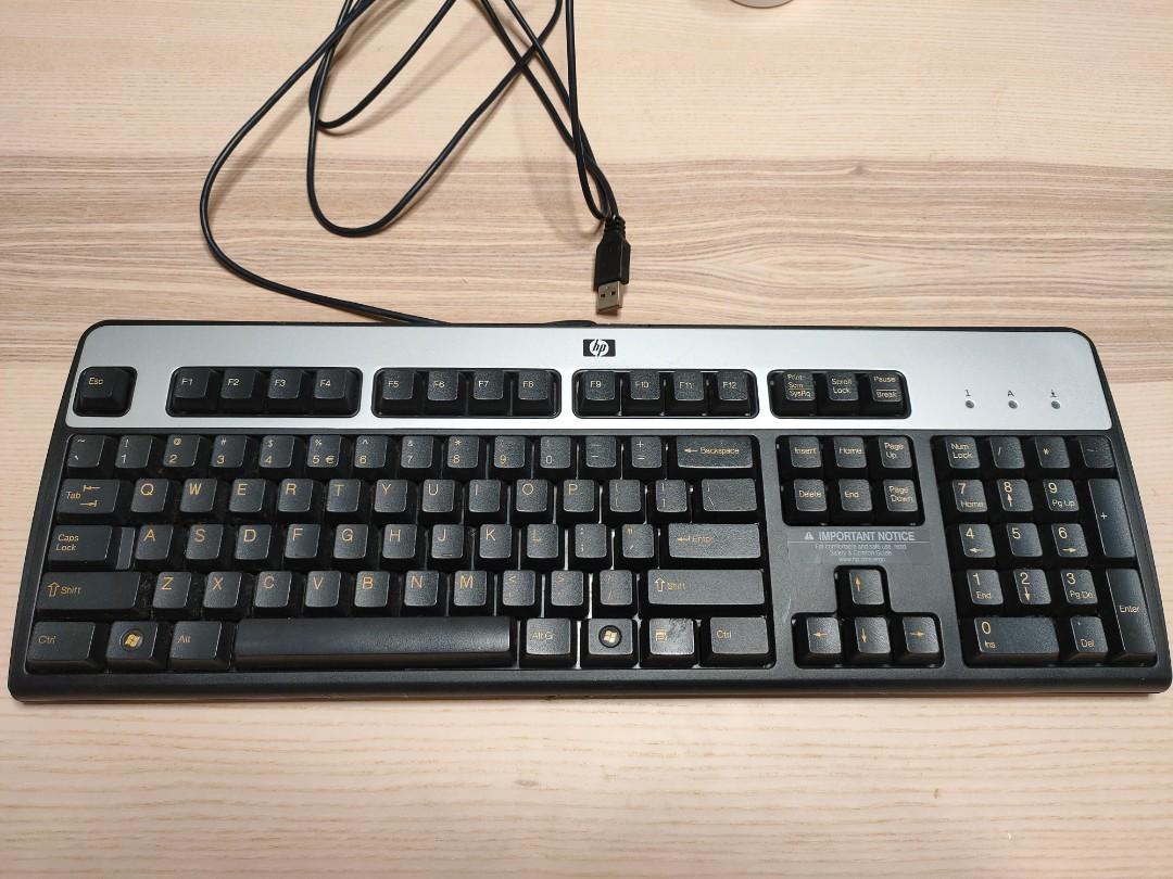 HP USB Keyboard, free USB mouse, Computers & Tech, Parts & Accessories ...