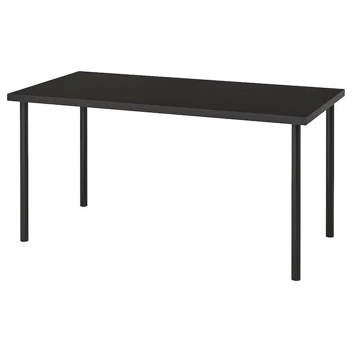 IKEA Linnmon Table (150x75cm) with 4 Adils legs and a Signum cable tray ...
