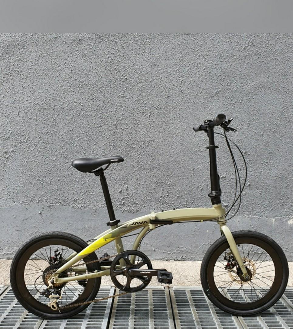 Latest Java Zelo Folding Bike Red/Green /Blue, Sports Equipment ...