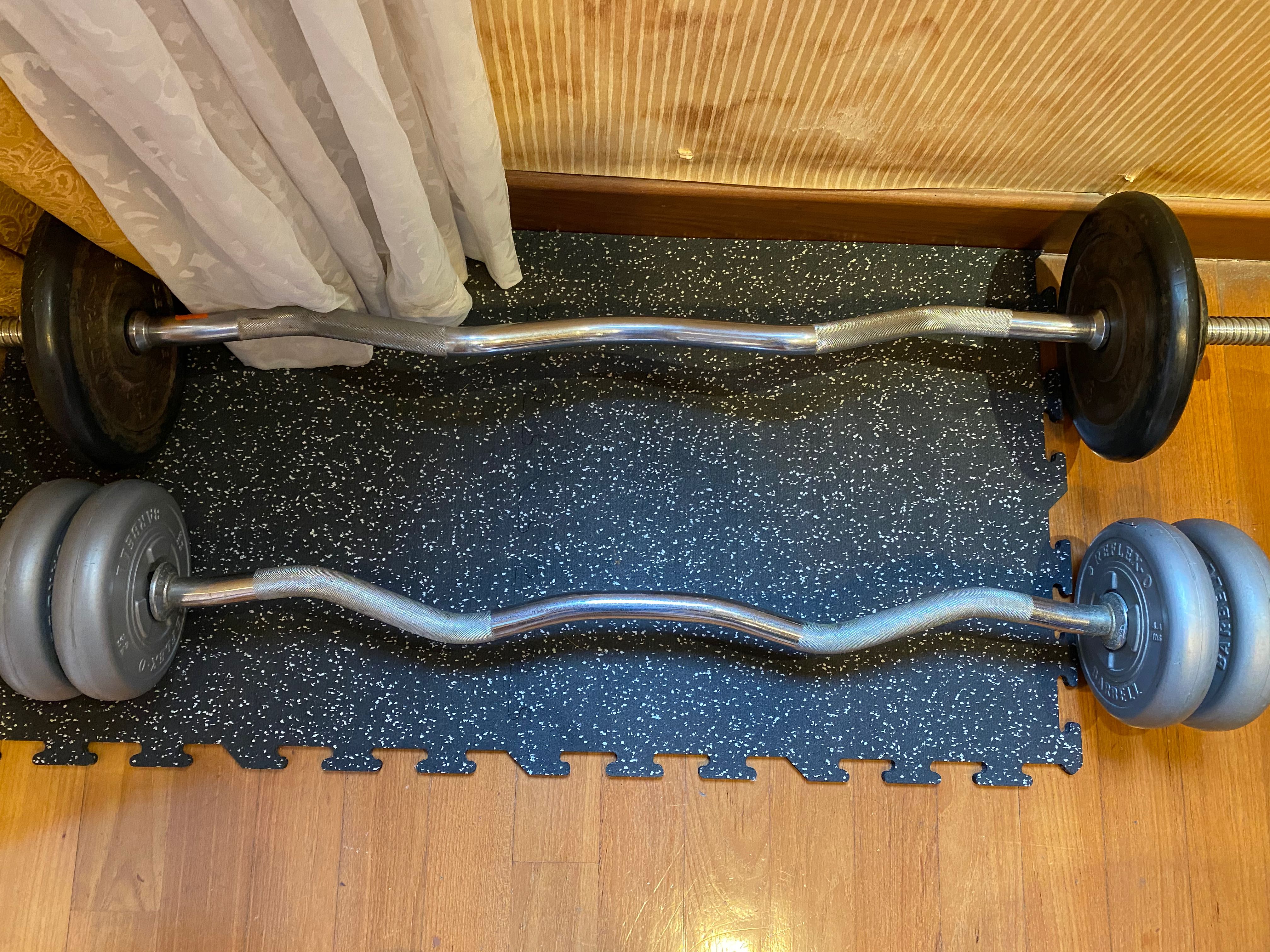 Lifting Bar, Sports Equipment, Exercise & Fitness, Toning & Stretching ...