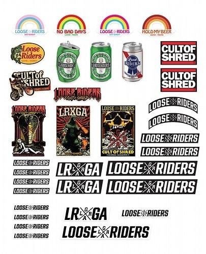 Loose rider sticker pack, Sports Equipment, Bicycles & Parts, Bicycles ...