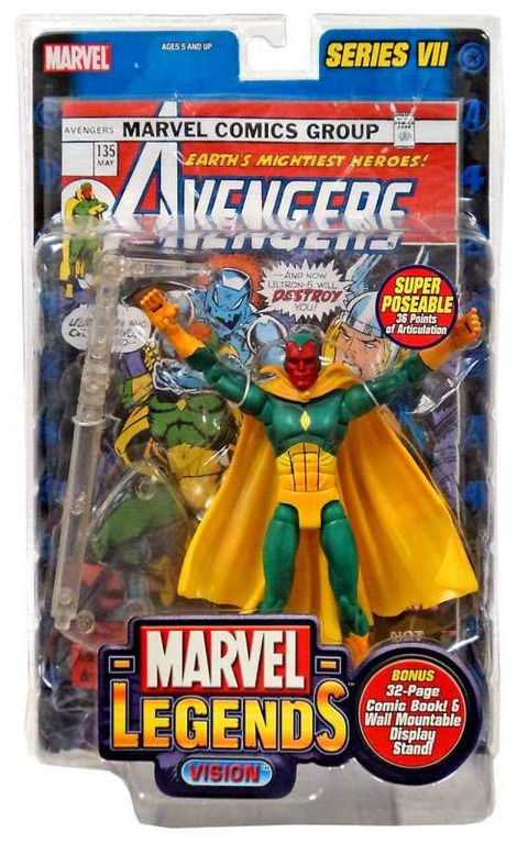 Rare Marvel Legends Vision - 2004 Released by: ToyBiz - Series 7 ...