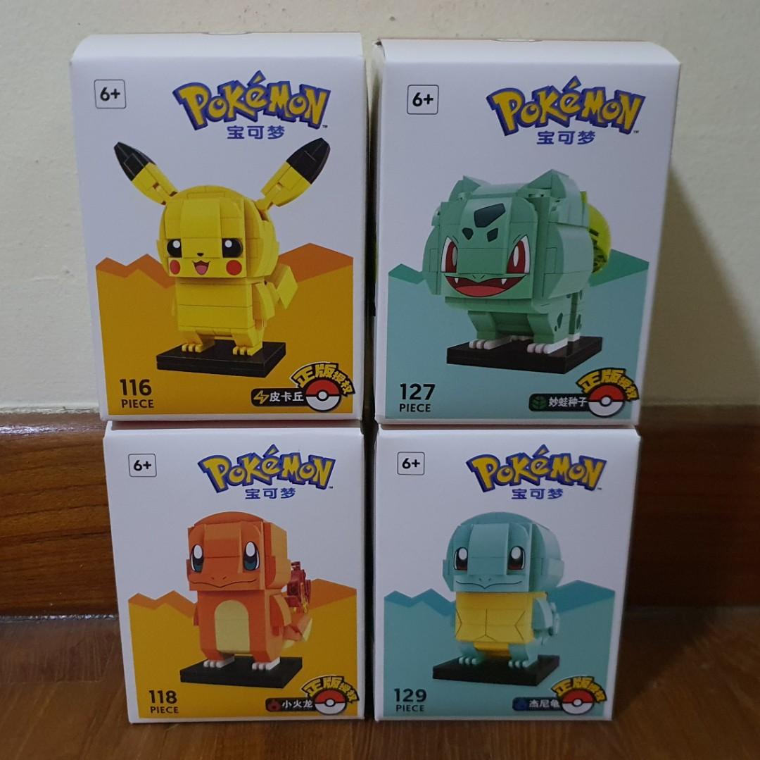 Miniso Keeppley Pokemon Bricks - Pikachu/Bulbasaur/Charmander/ Squirtle ...