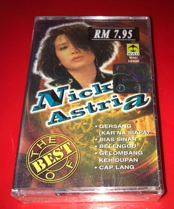 NICKY ASTRIA - THE BEST OF CASSETTE KASET, Hobbies & Toys, Music ...