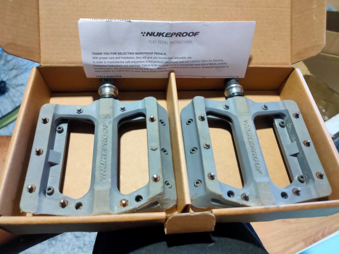 NUKEPROOF NEUTRON EVO (ELECTRON EVO) FLAT PEDALS, Sports Equipment ...