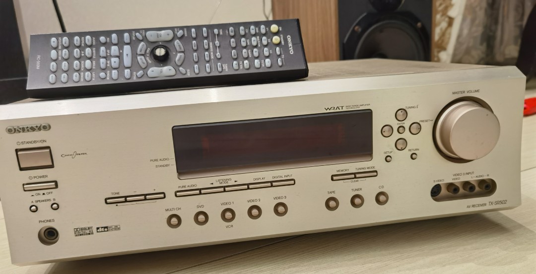 onkyo tx-sr502, 音響器材, Soundbar、揚聲器、藍牙喇叭、耳擴 - Carousell