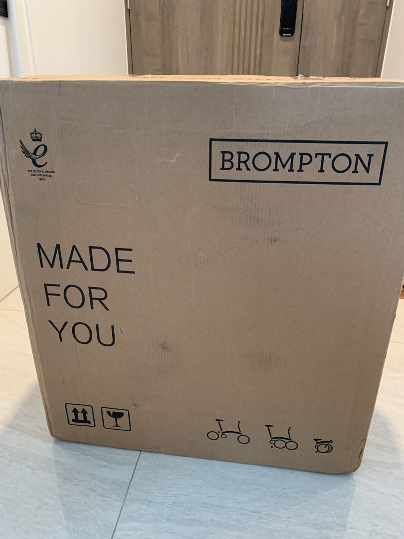 Original Brompton Cardboard / Carton / Box, Sports Equipment, Bicycles ...