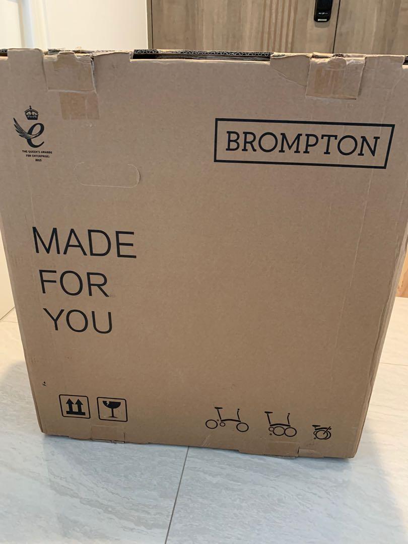 Original Brompton Cardboard / Carton / Box, Sports Equipment, Bicycles ...