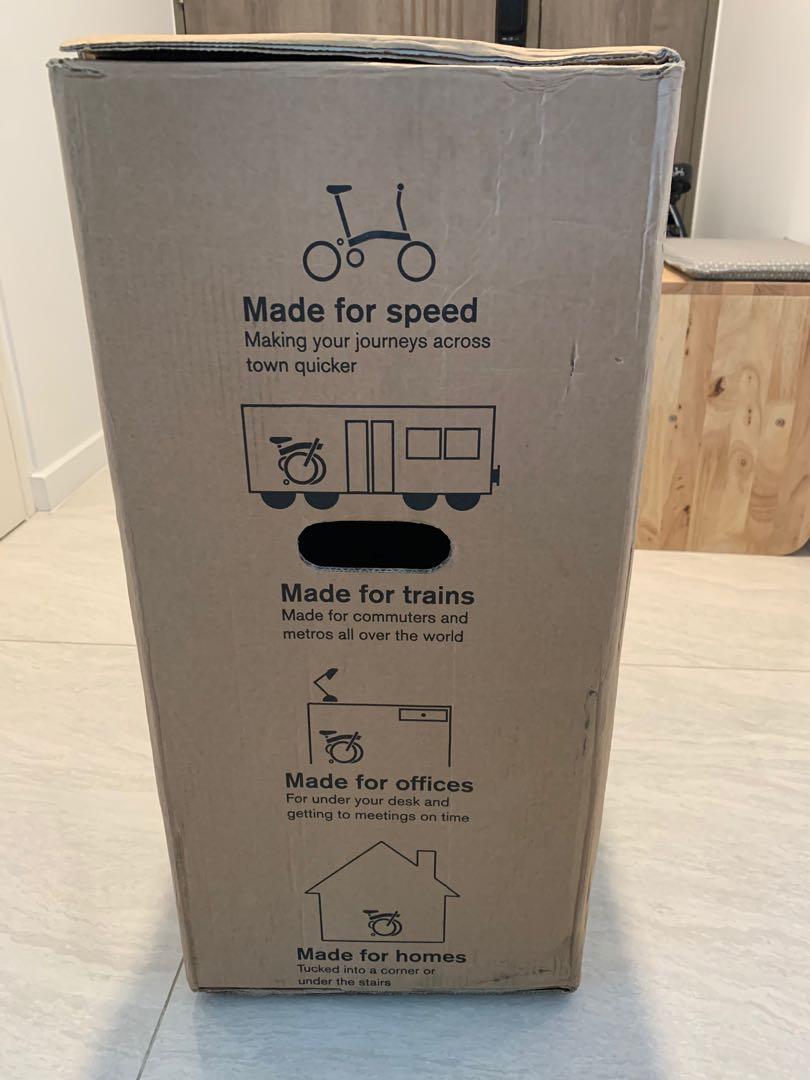 Original Brompton Cardboard / Carton / Box, Sports Equipment, Bicycles ...