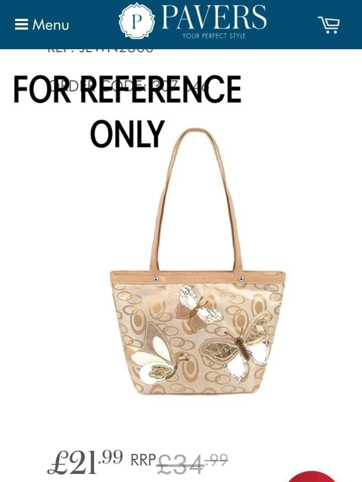 50% off! UK PAVERS Butterfly bag. New with tag., Women's Fashion, Bags ...