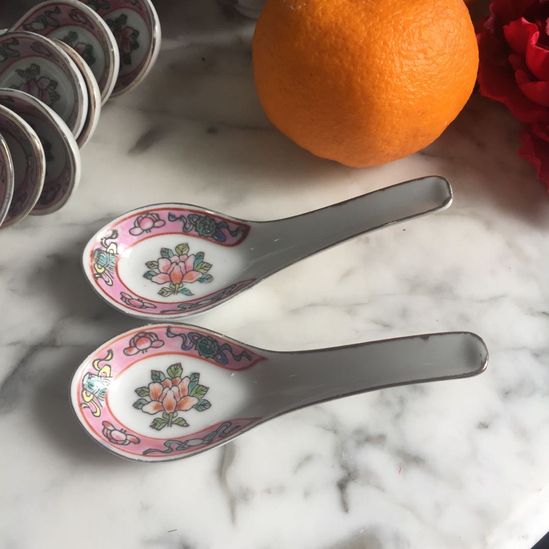 Peranakan spoons (10 pieces) early replica , Vintage & Collectibles ...