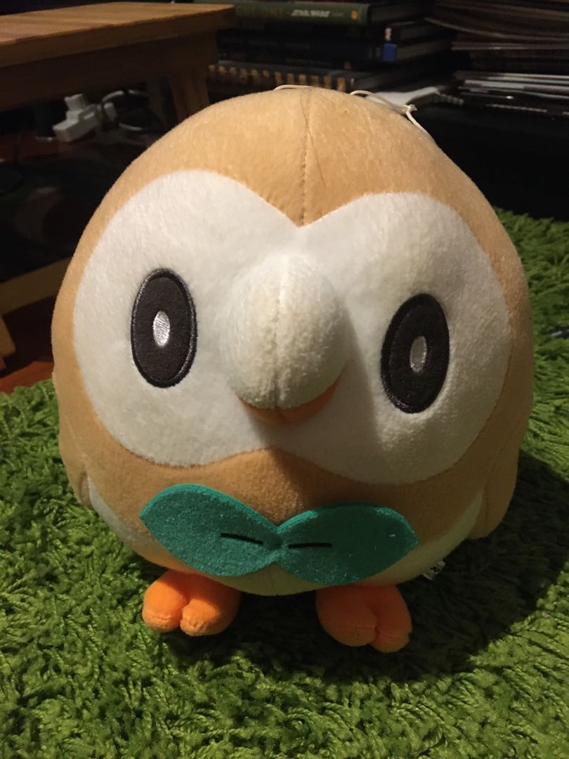 Pokemon Rowlet plushie, Hobbies & Toys, Toys & Games on Carousell