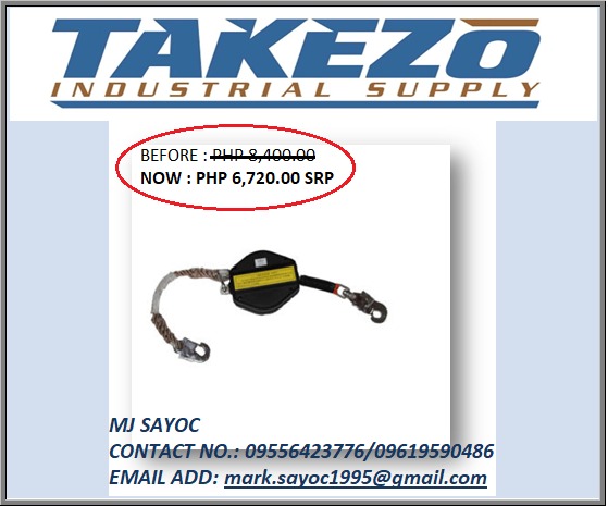 RETRACTABLE WIRE ROPE FALL ARREST, Commercial & Industrial ...