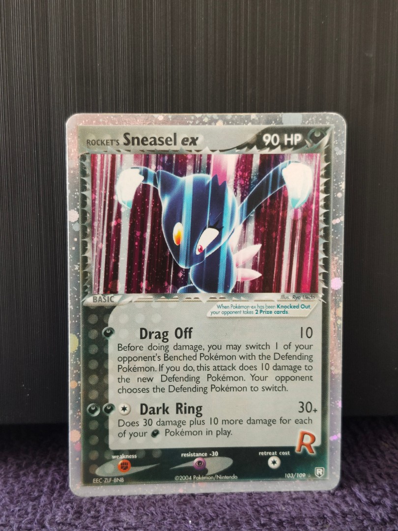 Rocket Sneasel Ex Pokemon Card TCG, Hobbies & Toys, Toys & Games on ...