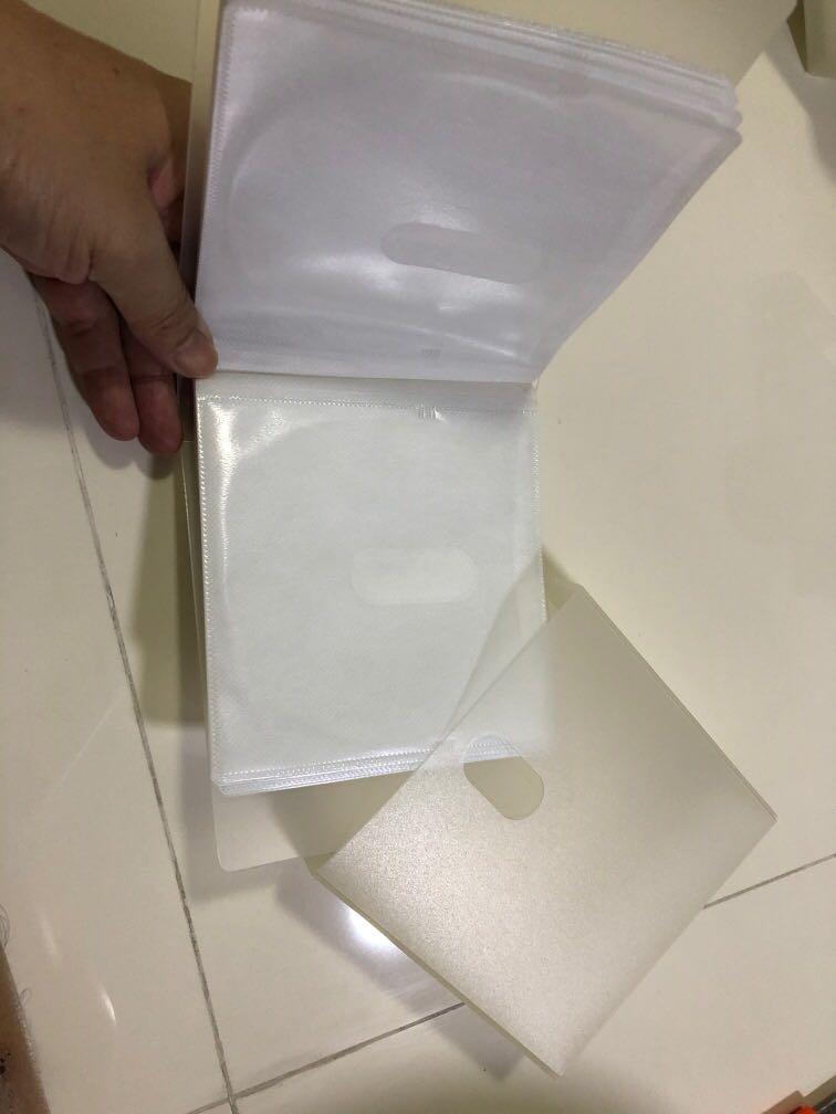 Set of 17 CD DVD Bluray plastic casing album organiser with cover ...