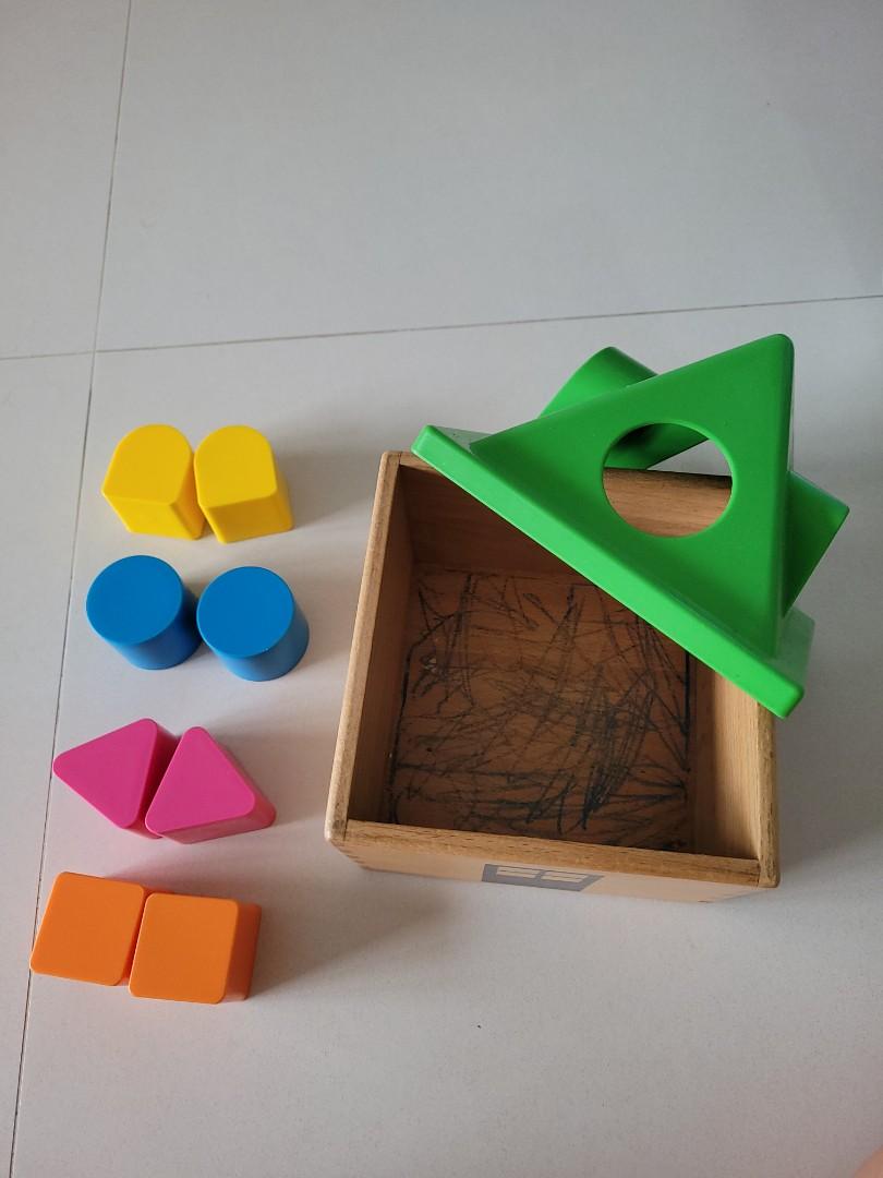 Shape slotting toy (ikea), Babies & Kids, Baby Nursery & Kids Furniture ...