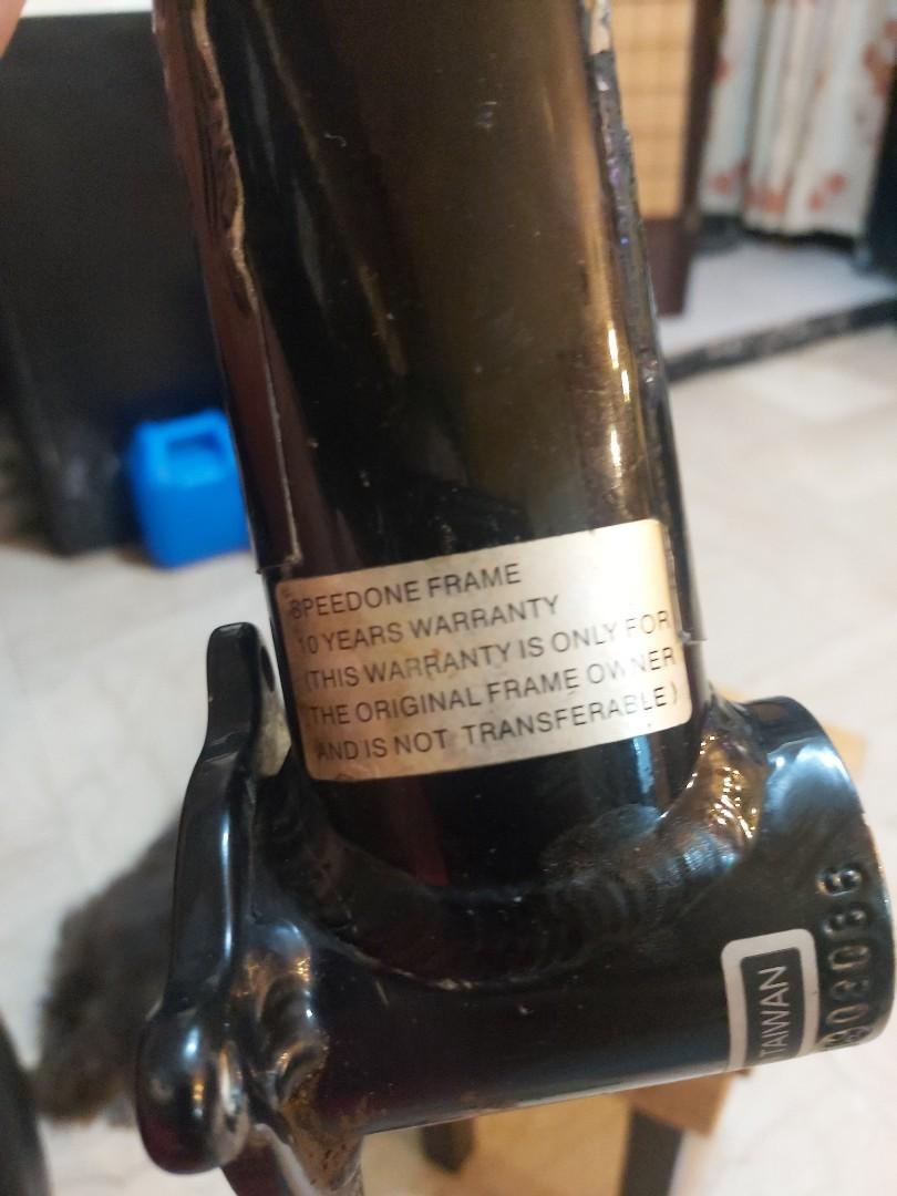 Speedone Defender Frame, Sports Equipment, Bicycles & Parts, Bicycles ...