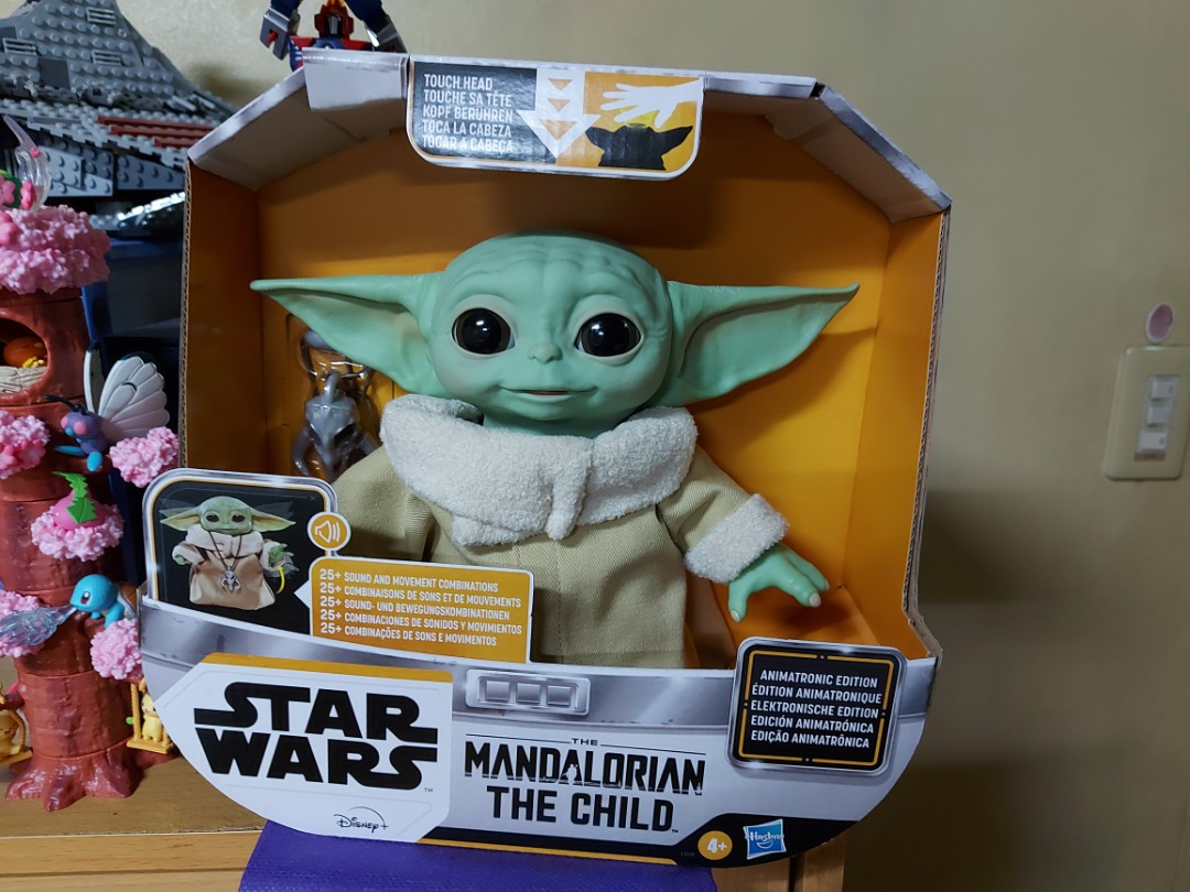STAR WARS Mandalorian The Child Grogu Baby Yoda Animatronic, Hobbies ...