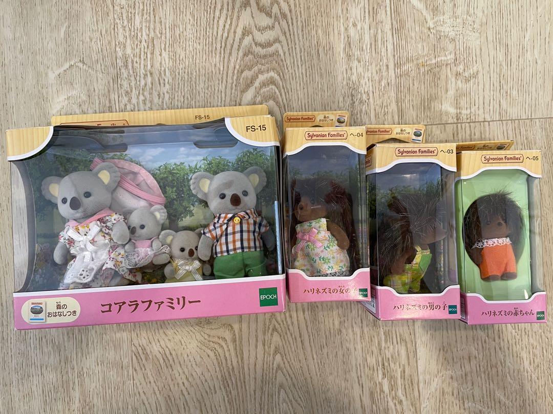 Sylvanian Families koala and hedge hogs, Hobbies & Toys, Toys & Games ...