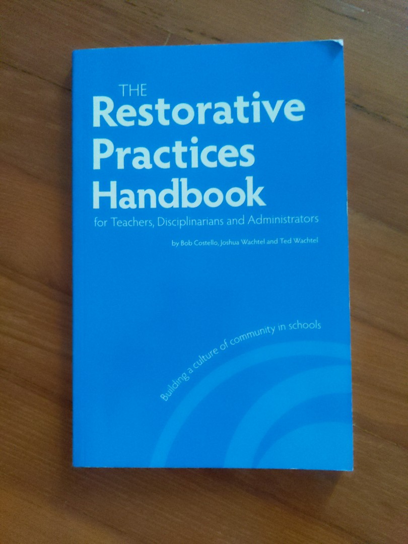 The restorative practices handbook, Hobbies & Toys, Books & Magazines ...