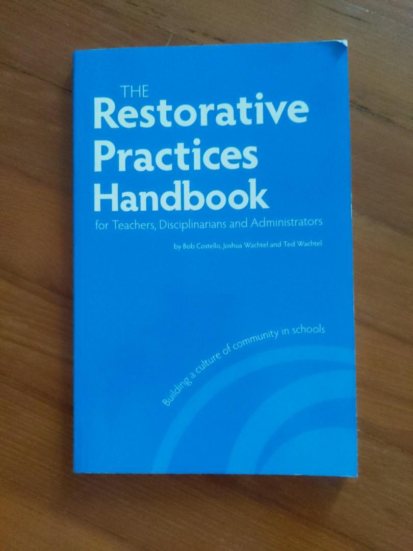 The restorative practices handbook, Hobbies & Toys, Books & Magazines ...