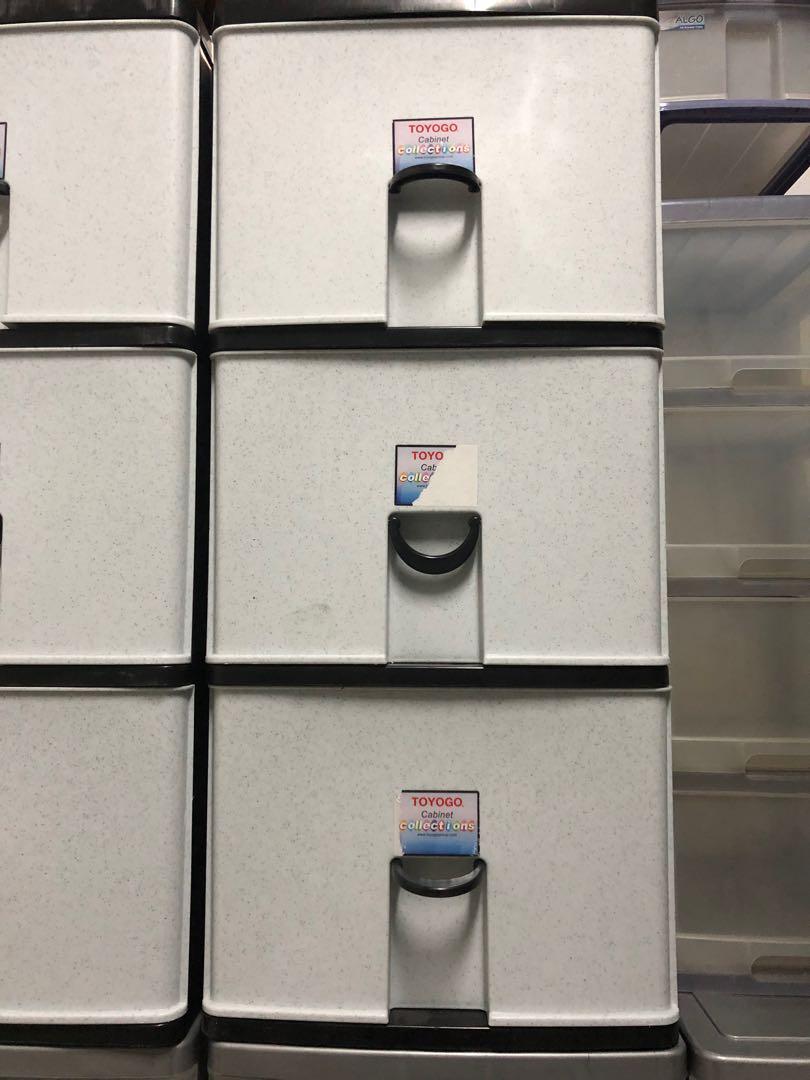 Toyogo Plastic Storage Cabinet, Furniture & Home Living, Home ...