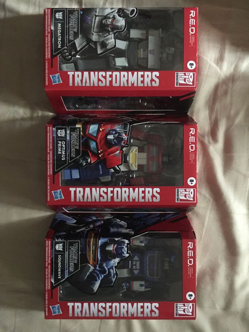 Transformer RED optimus , megtron, soundwave, Hobbies & Toys, Toys ...