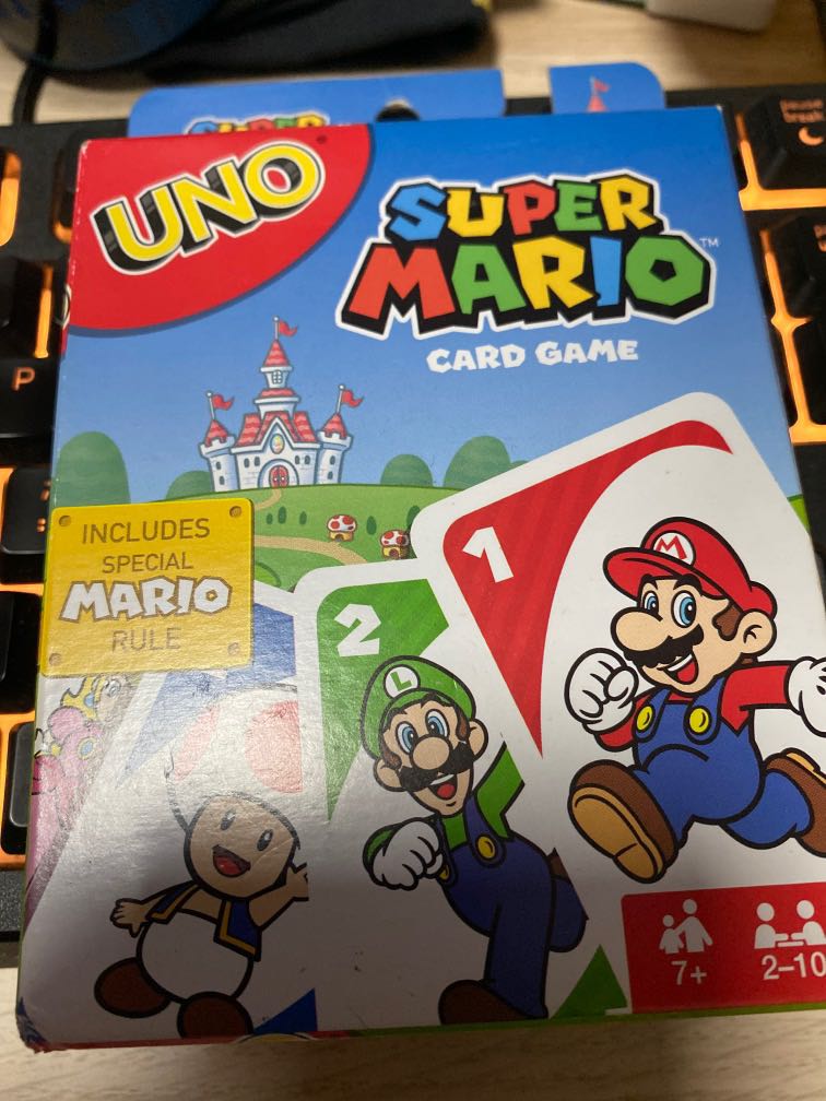 UNO Mario, Hobbies & Toys, Toys & Games on Carousell