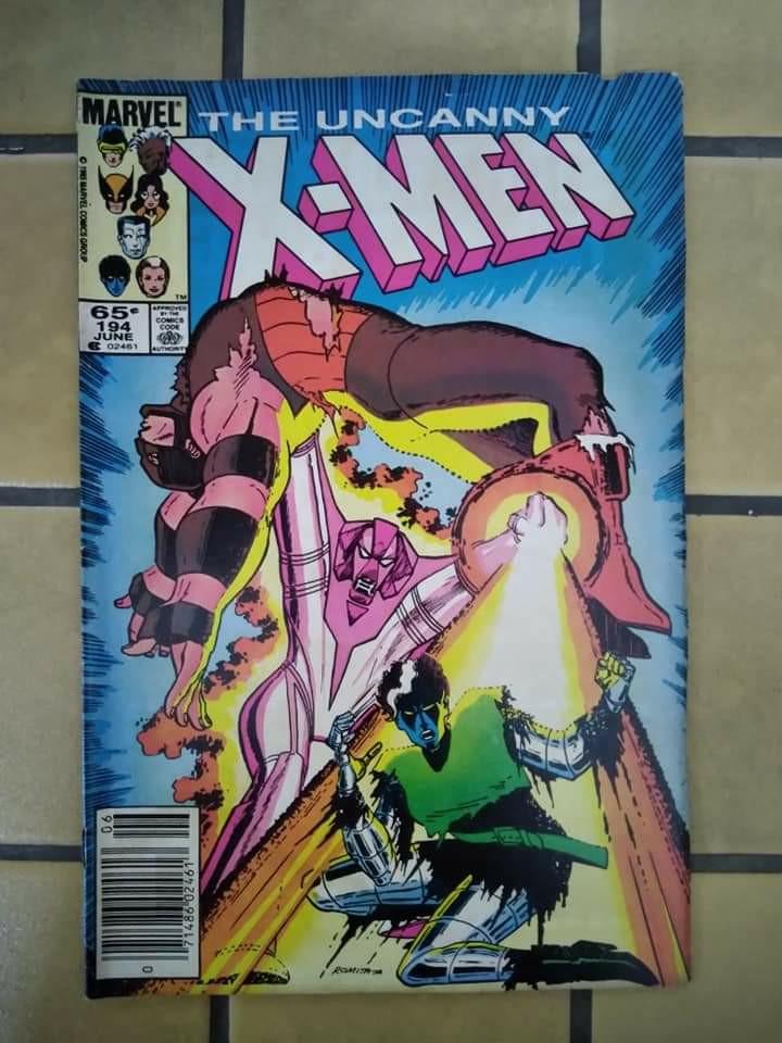 1st team app Fenris ( The Uncanny Xmen #194 ) John Romita - Cover Art ( Marvel Bronze Age Issue ...