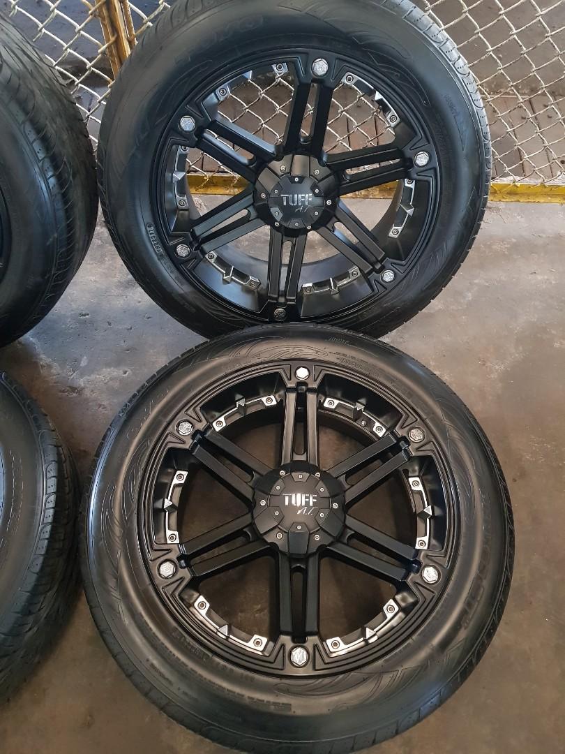 20" TUFF design Mags 6holesPCD 139 & TOYO tires, Car Parts ...