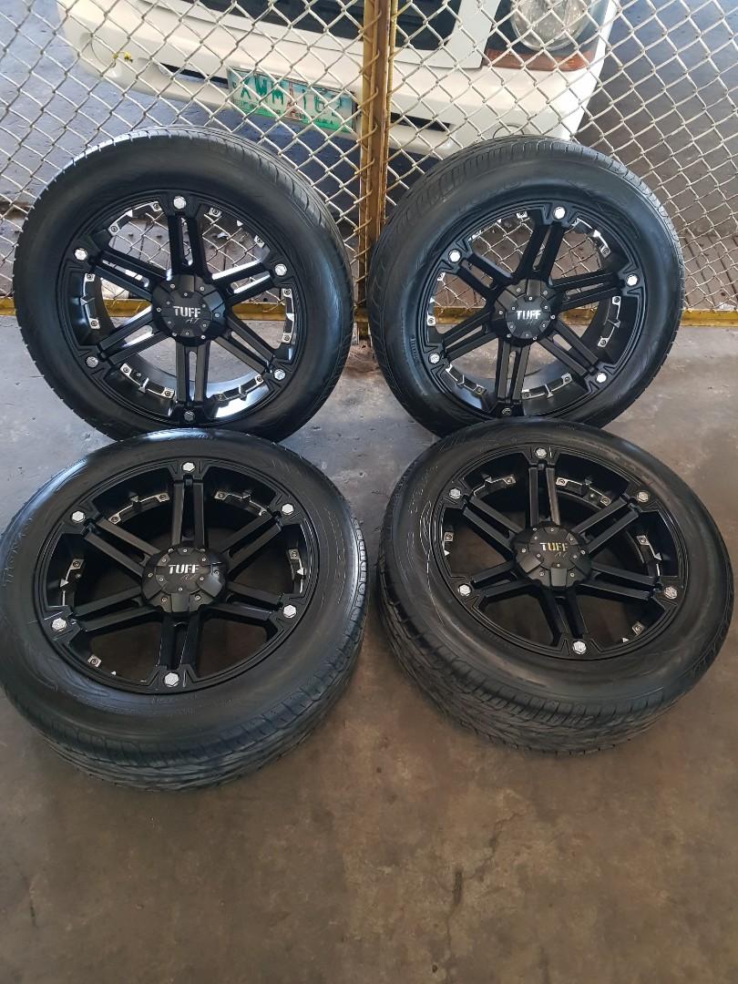 20" TUFF design Mags 6holesPCD 139 & TOYO tires, Car Parts ...