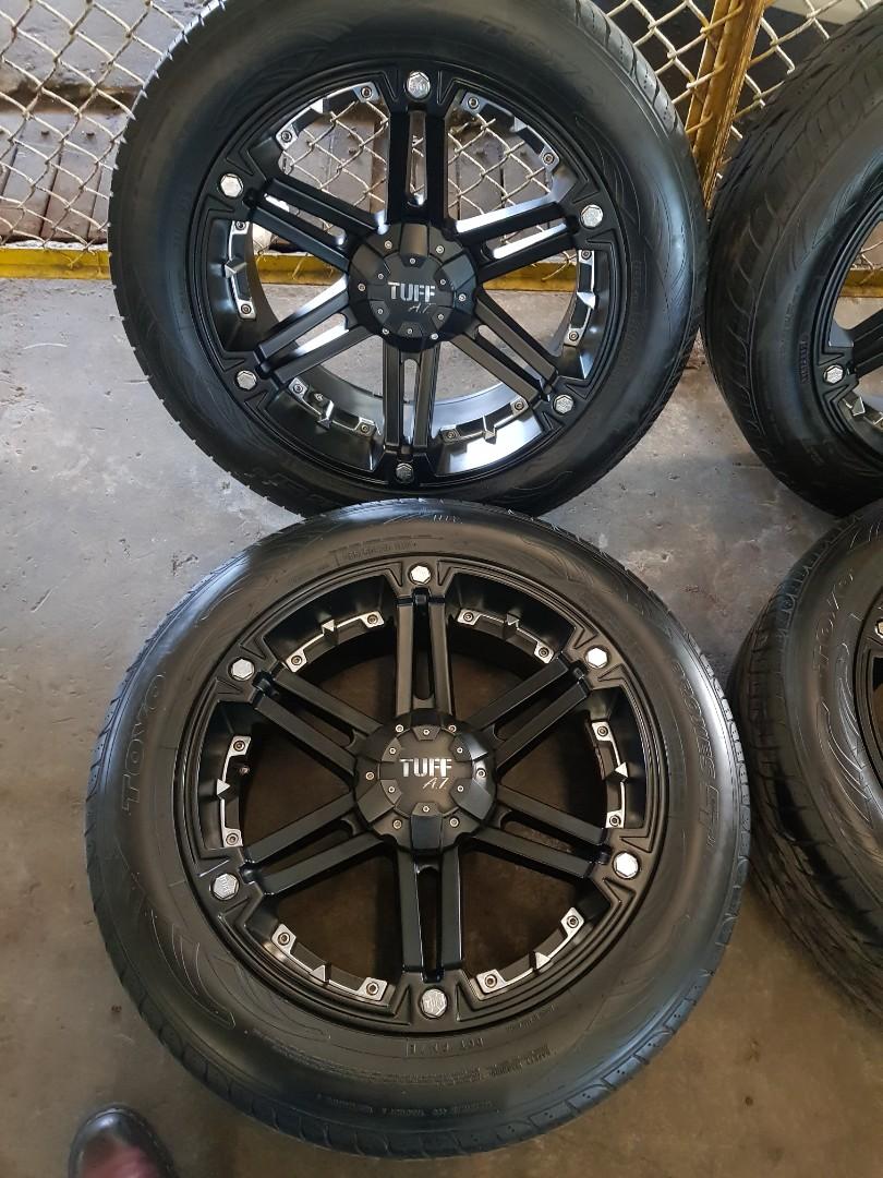 20" TUFF design Mags 6holesPCD 139 & TOYO tires, Car Parts ...