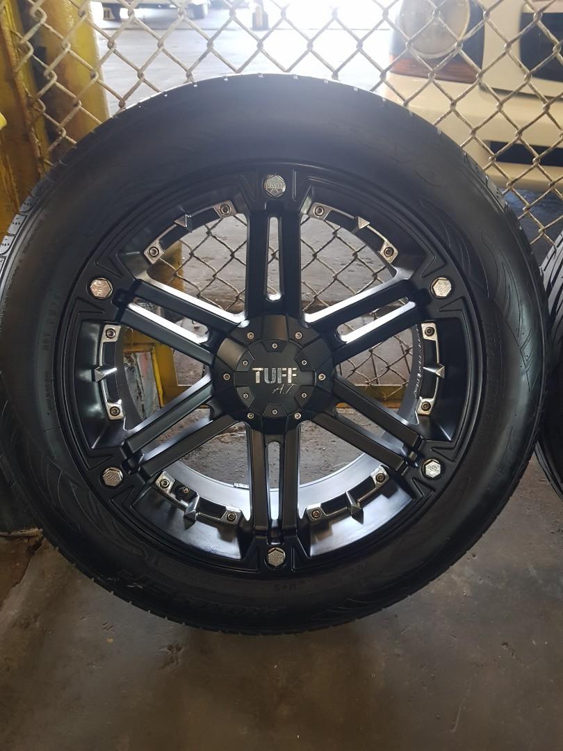 20" TUFF design Mags 6holesPCD 139 & TOYO tires, Car Parts ...