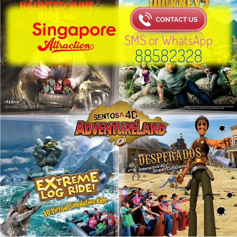 4D AdventureLand in Sentosa!, Tickets & Vouchers, Local Attractions ...