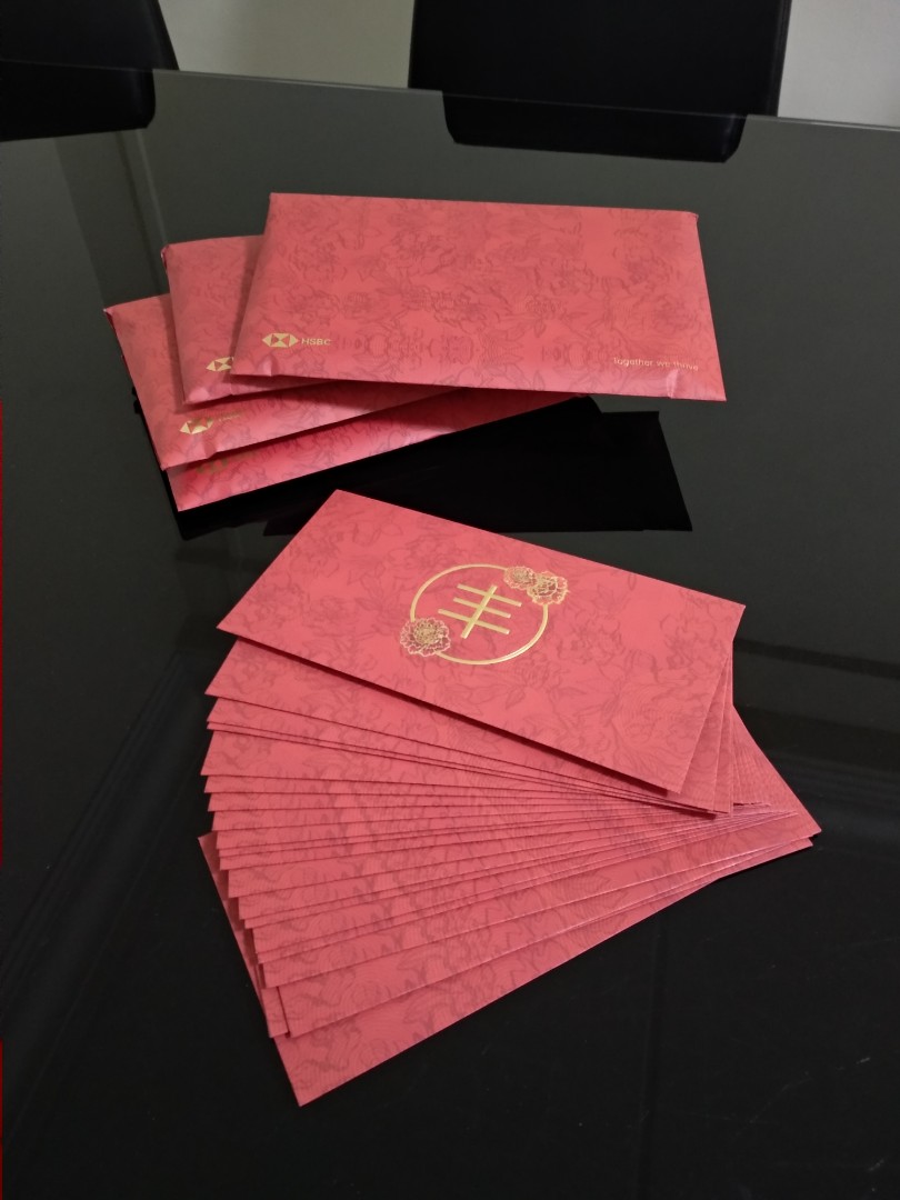 80 pieces HSBC Red packet, Hobbies & Toys, Stationery & Craft, Craft ...