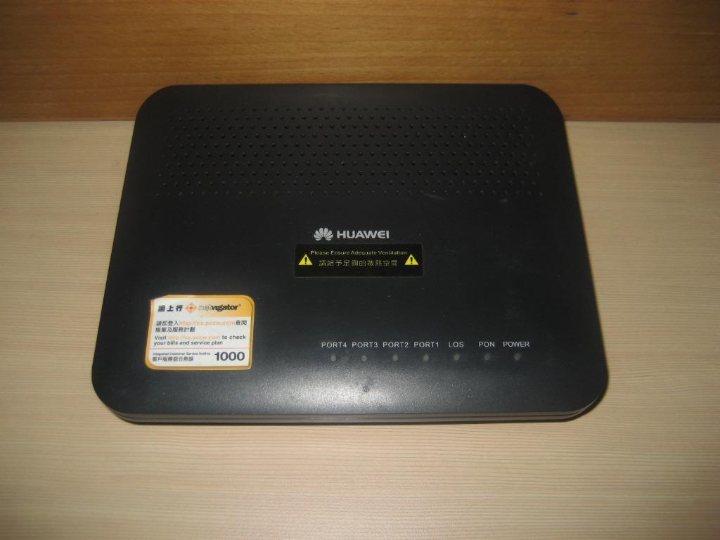 HUAWEI 華為 EchoLife HG8040 光纖 WiFi Modem 連【原裝】 DC12V 1A火牛 適合還機 HKT PCCW ...