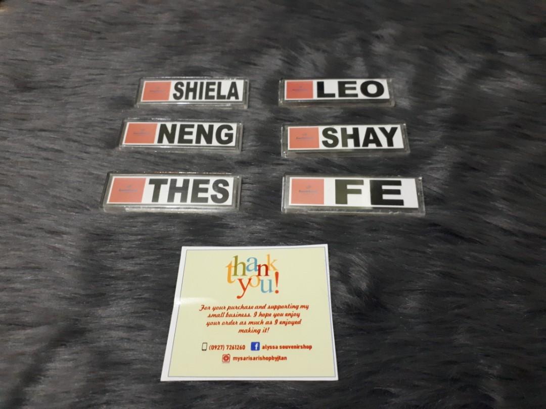 Acrylic Name Plate, Hobbies & Toys, Stationary & Craft, Craft Supplies ...