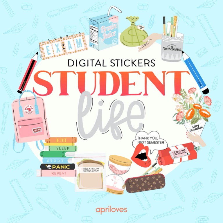 Back To School Digital Stickers for Digital Planning, Hobbies & Toys ...