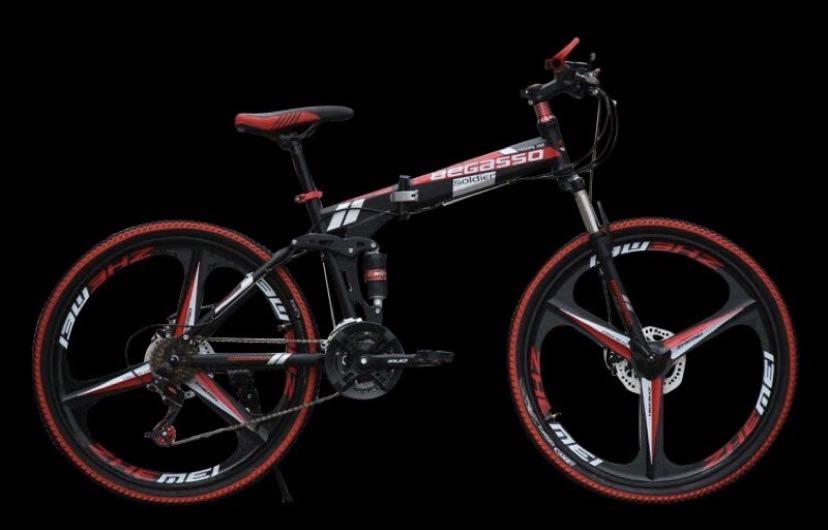 [NEW] BEGASSO 24 Speeds Foldable Mountain Bike Disc Brakes Shimano Gear ...