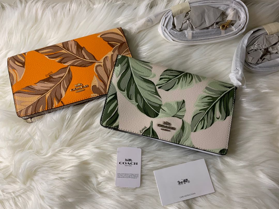 COACH BANANA LEAVES, Luxury, Bags & Wallets on Carousell