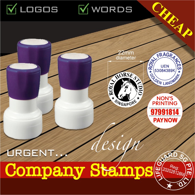 COMPANY STAMP/CHOP/LOGO, Business Services, Printing, Design ...