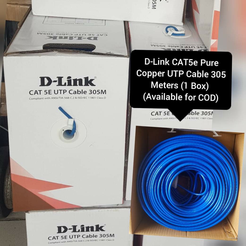 D-Link Pure Copper UTP Cable Cat5 & Cat6, Computers & Tech, Parts & Accessories, Cables ...