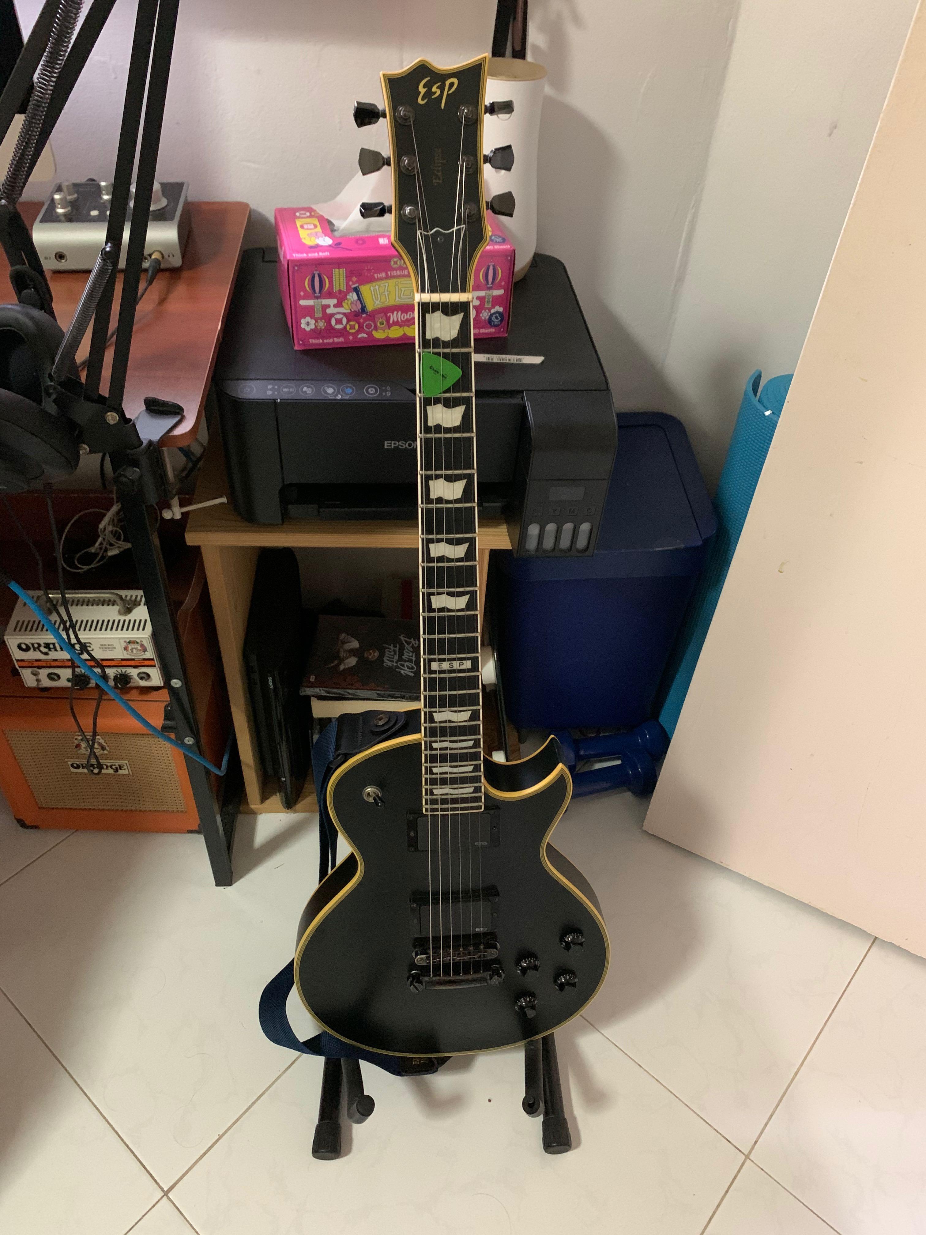 ESP Eclipse ( rare old ESP logo on headstock), Hobbies & Toys, Music ...