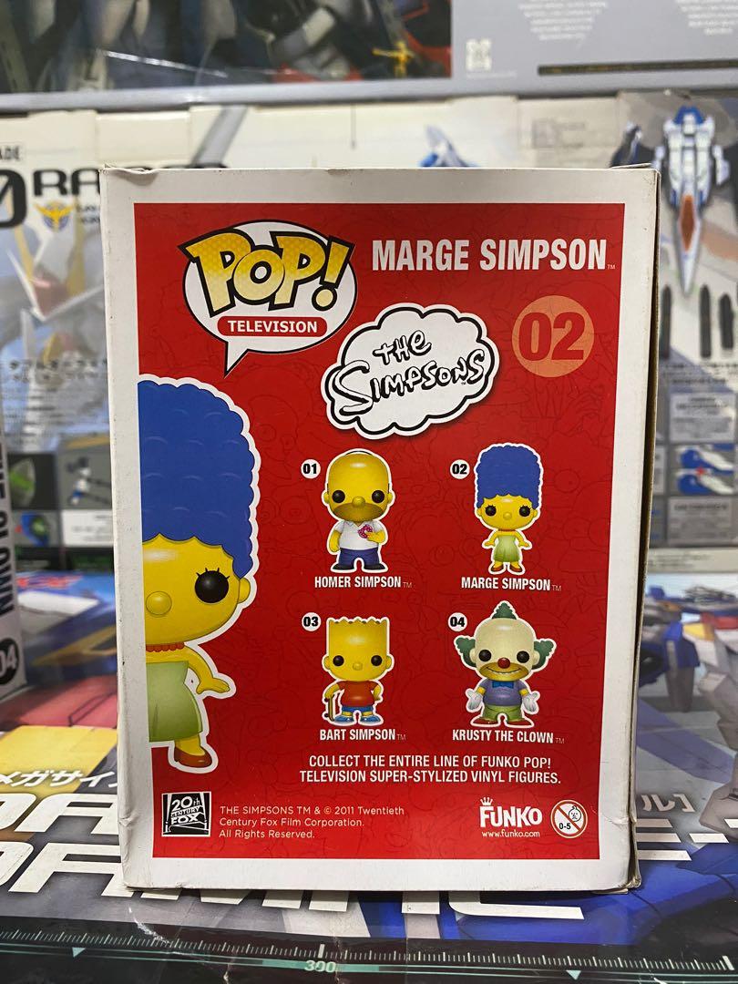 Funko POP! The Simpson rare #02 Marge Simpson, Hobbies & Toys, Toys ...