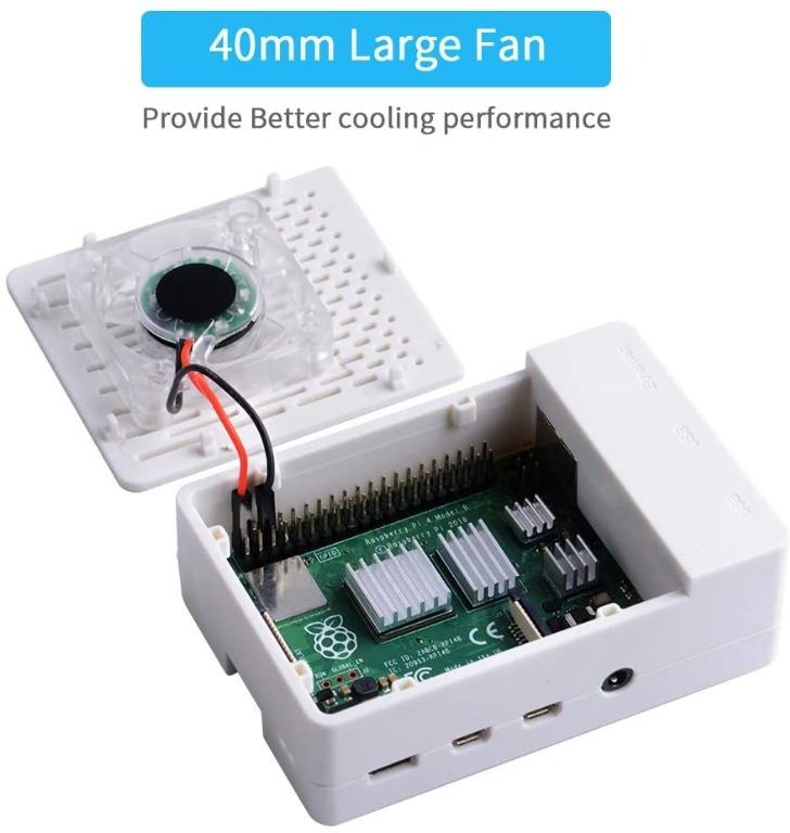 GeeekPi Case for Raspberry Pi 4 Model B, Raspberry Pi 4B Case with Fan ... GeeekPi Case for Raspberry Pi 4 Model B, Raspberry Pi 4B Case with Fan ...
