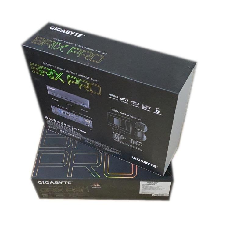 Gigabyte BRIX PRO Ultra Compact PC Kit (GB-BSRE-1605) - AMD Ryzen ...