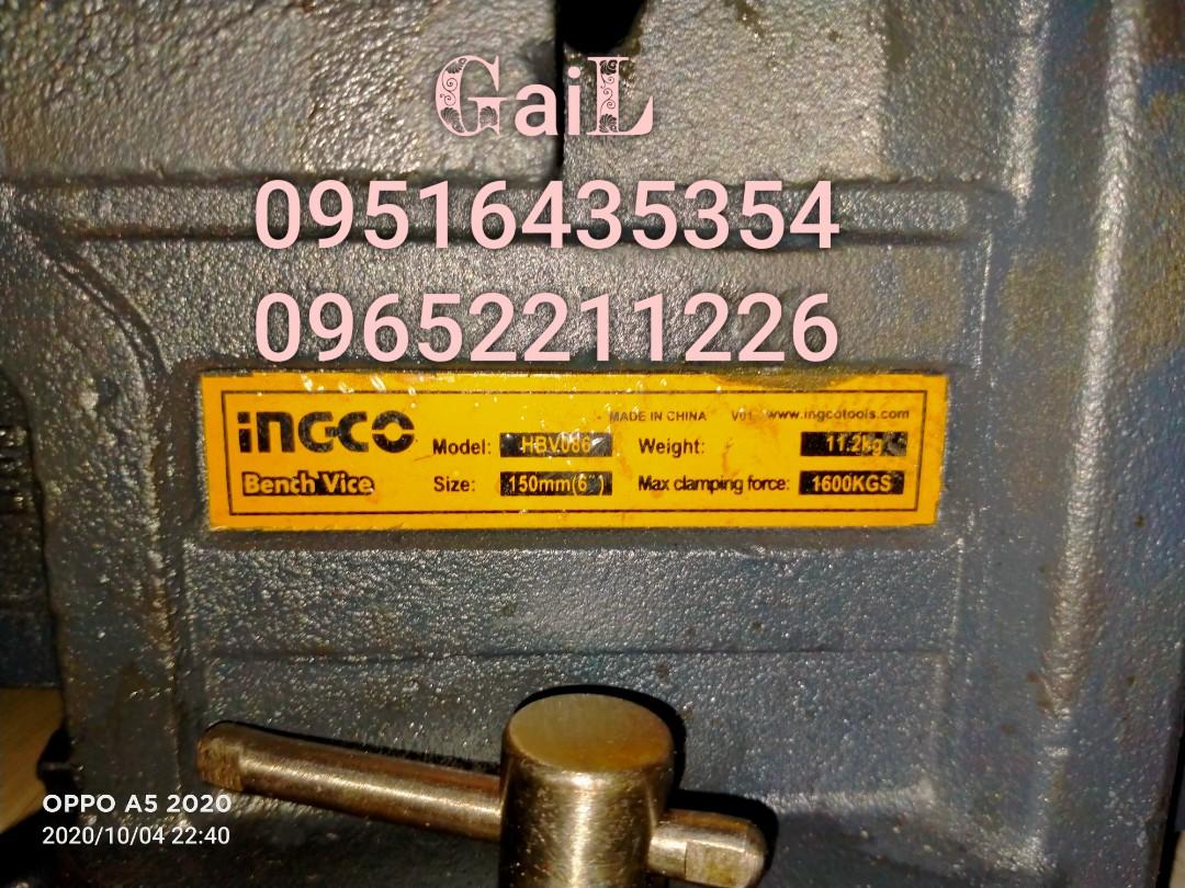 INGCO 6" Bench Vice / Gato (HBV086), Commercial & Industrial ...
