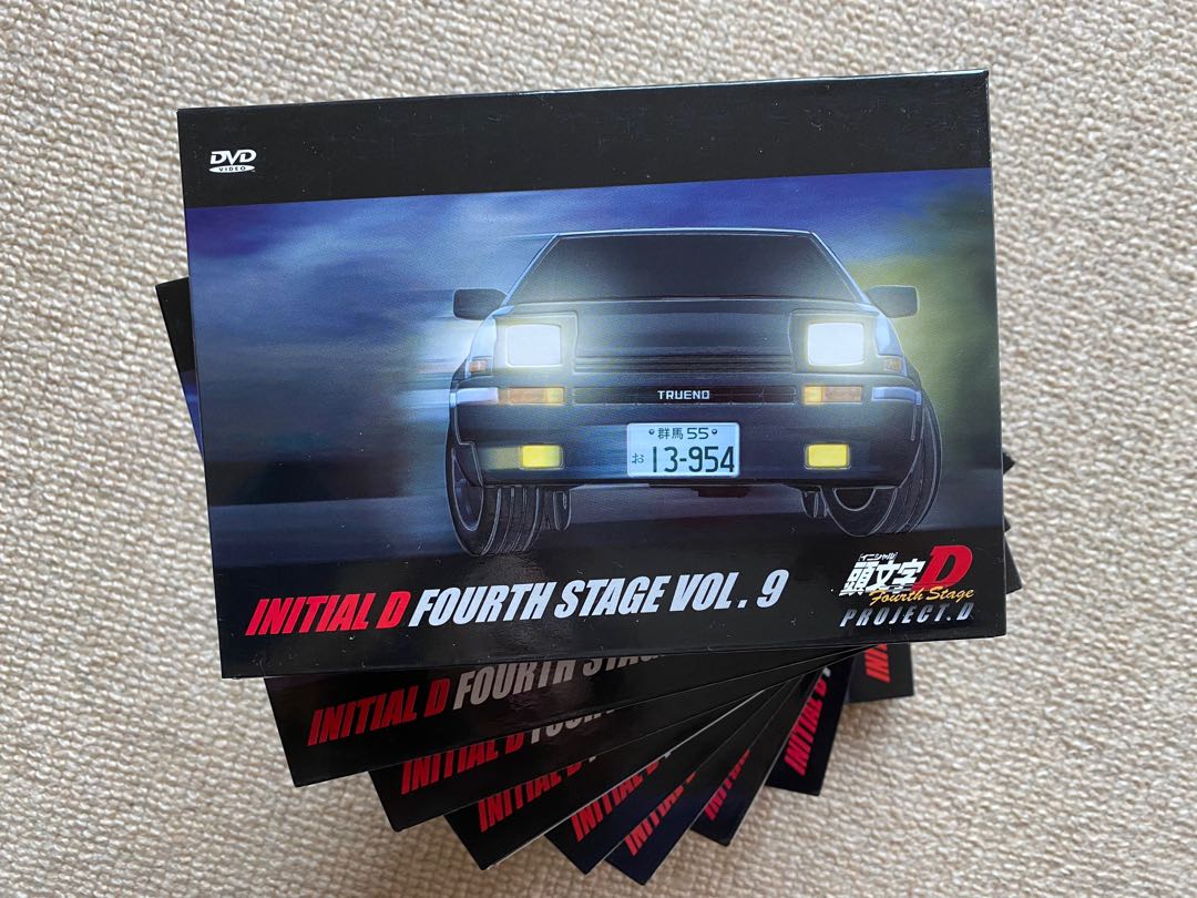 Initial D Fourth Stage Vol. 1 - 9 DVD 頭文字D 第四回 1-9集 2005, 興趣及遊戲, 音樂、樂器 ...