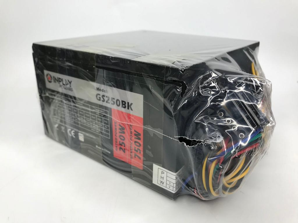 INPLAY (GS250BK 750W BIG FAN BLACK) POWER SUPPLY UNIT GENERIC PSU ...