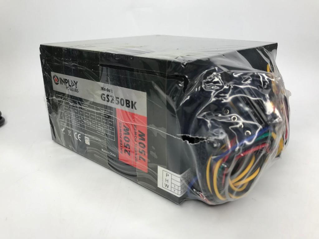 INPLAY (GS250BK 750W BIG FAN BLACK) POWER SUPPLY UNIT GENERIC PSU ...